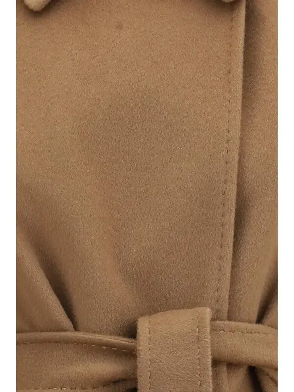 Max Mara Bcollag Coat In Virgin Wool - Cream
