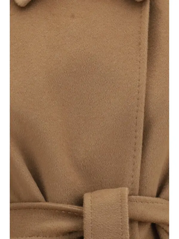 Max Mara Bcollag Coat In Virgin Wool - Cream