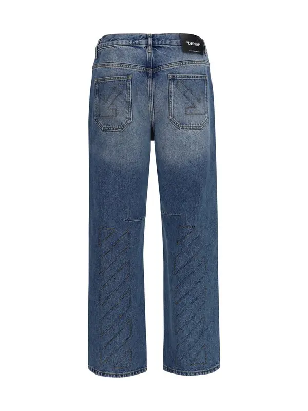 Off-White Half Arrow Jeans - Blue