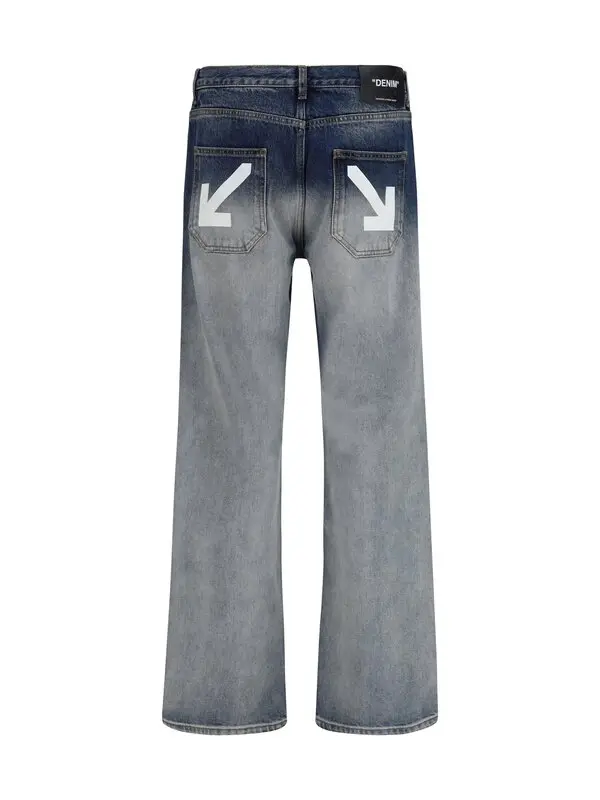 Off-White Half Arrow Jeans - Gray
