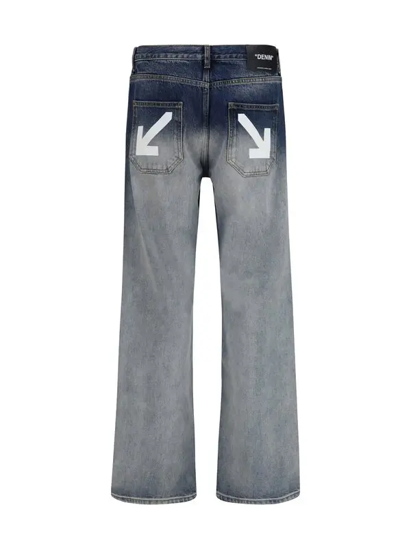 Off-White Half Arrow Jeans - Gray