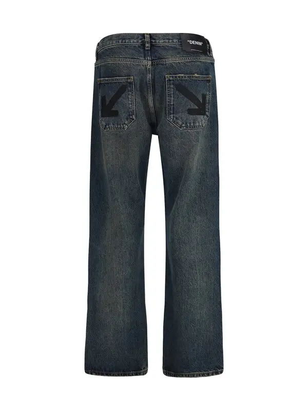 Off-White Half Arrow Jeans - Blue