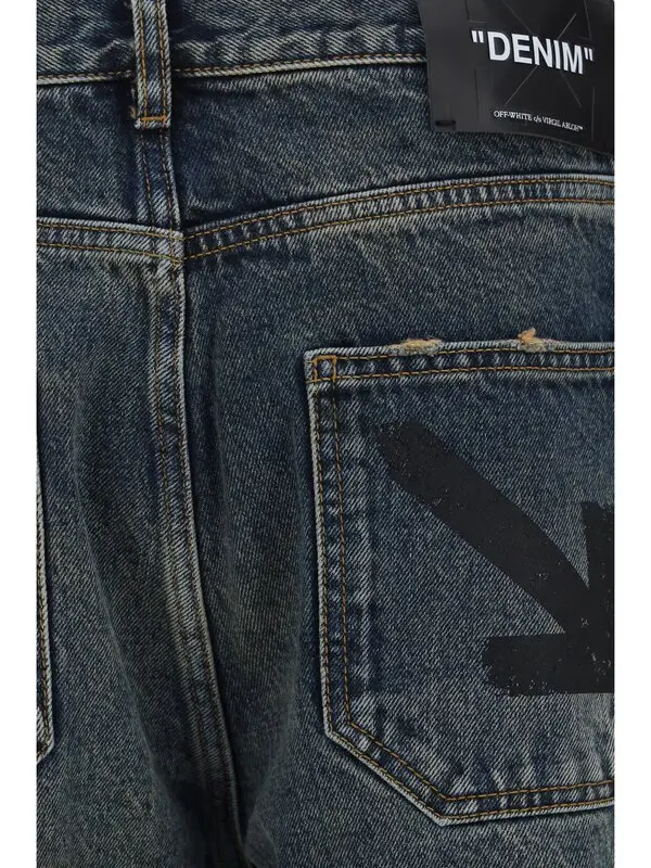Off-White Half Arrow Jeans - Blue