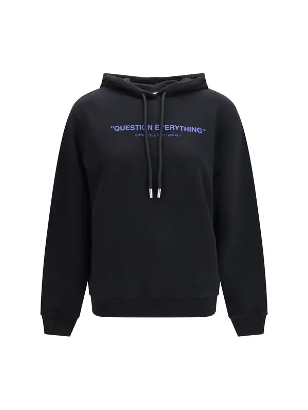 Off-White Question Everything Hoodie - Black