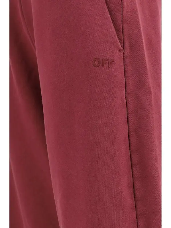 Off-White Off Stamp Balloon Sweatpants - Purple