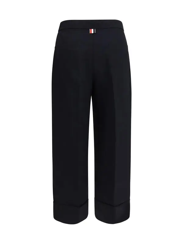 Thom Browne Hopsack Suit Pants - Blue