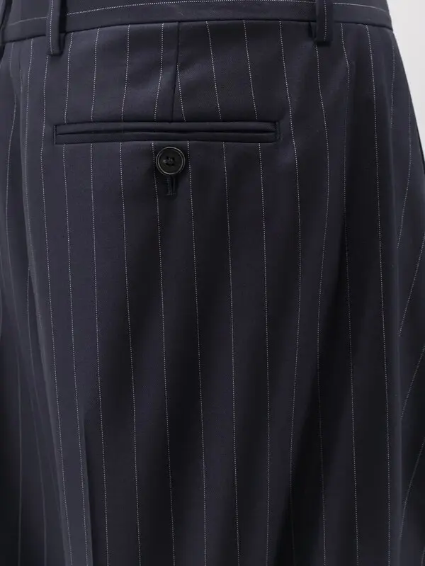 Givenchy Double Pleat Wool Trousers