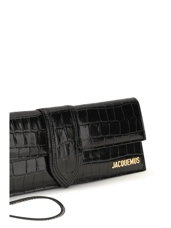 Jacquemus Crocodile-effect Bambino Pouch
