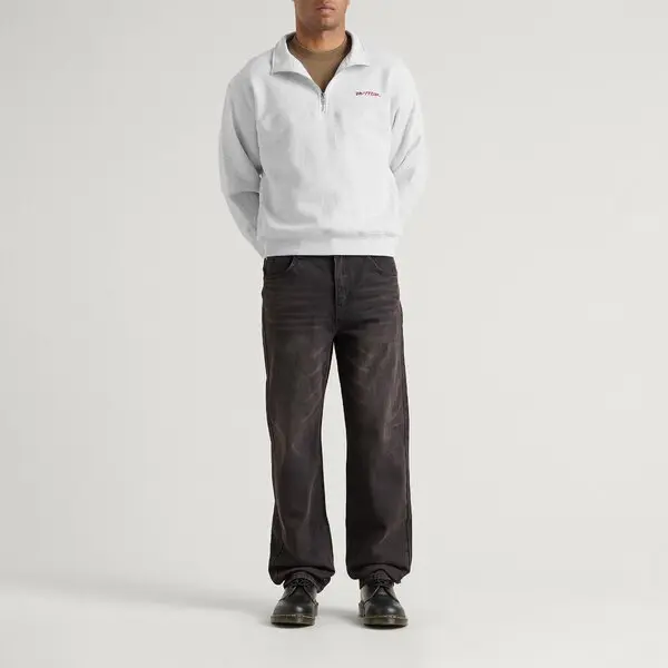 BUTTER GOODS Panel 1/4 Zip Sweatshirt