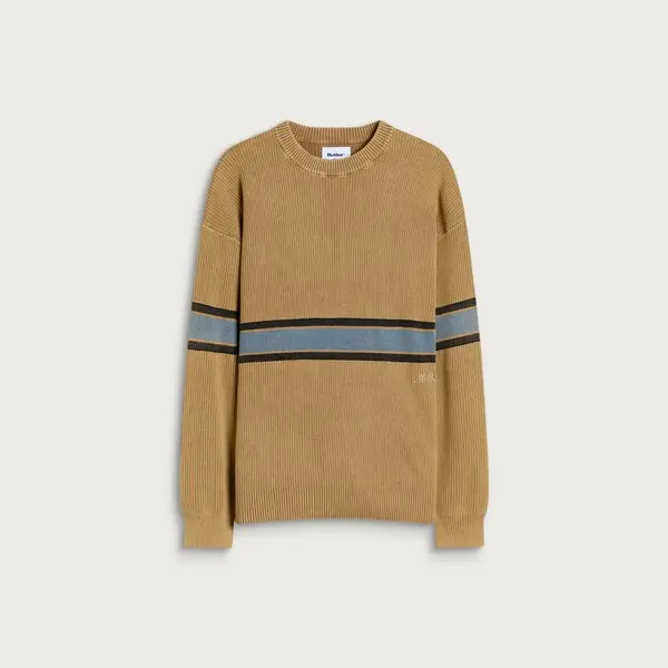 BUTTER GOODS Break Knit Jumper - Washed Tan