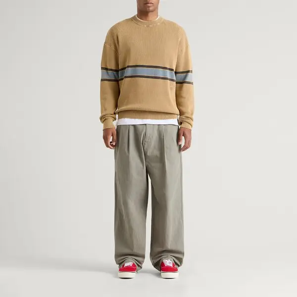 BUTTER GOODS Break Knit Jumper - Washed Tan