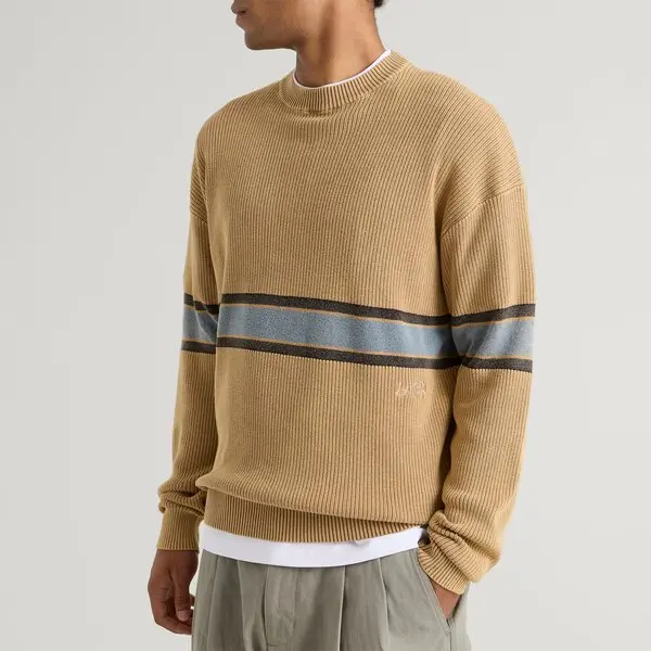 BUTTER GOODS Break Knit Jumper - Washed Tan