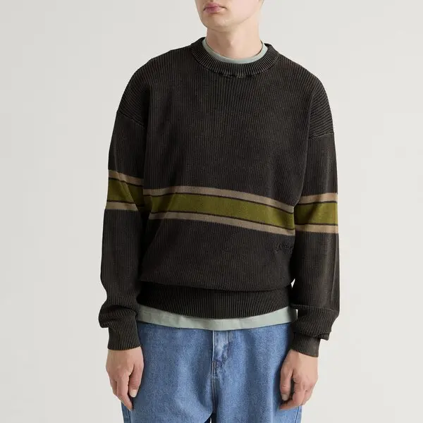 BUTTER GOODS Break Knit Jumper - Washed Black