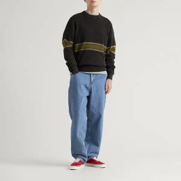 BUTTER GOODS Break Knit Jumper - Washed Black