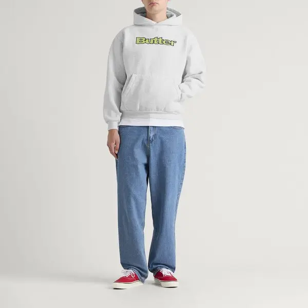 BUTTER GOODS Ripstop Logo Applique Hoodie