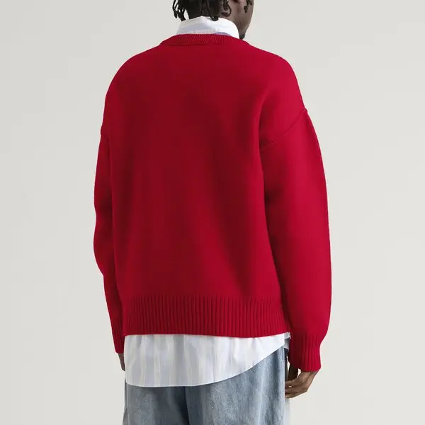 AMI Paris Crewneck Contrasted Adc Jumper