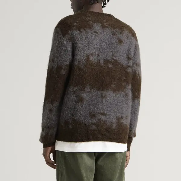 Gramicci Mohair Splatter Sweatshirt - Slate Splatter