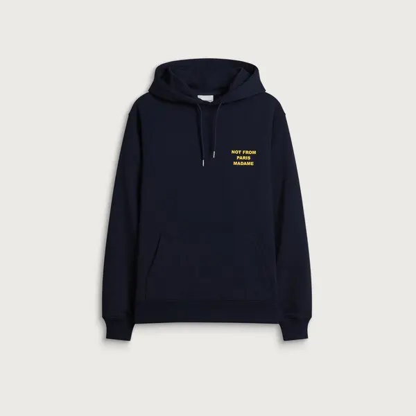 Drole De Monsieur Bold Slogan Hoodie