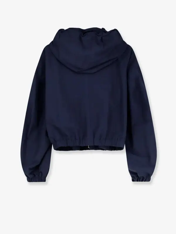Celine Cotton Blend Jacket With Logo - Multicolor