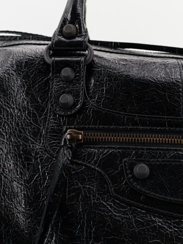 Balenciaga Le City Boston L Leather Handbag