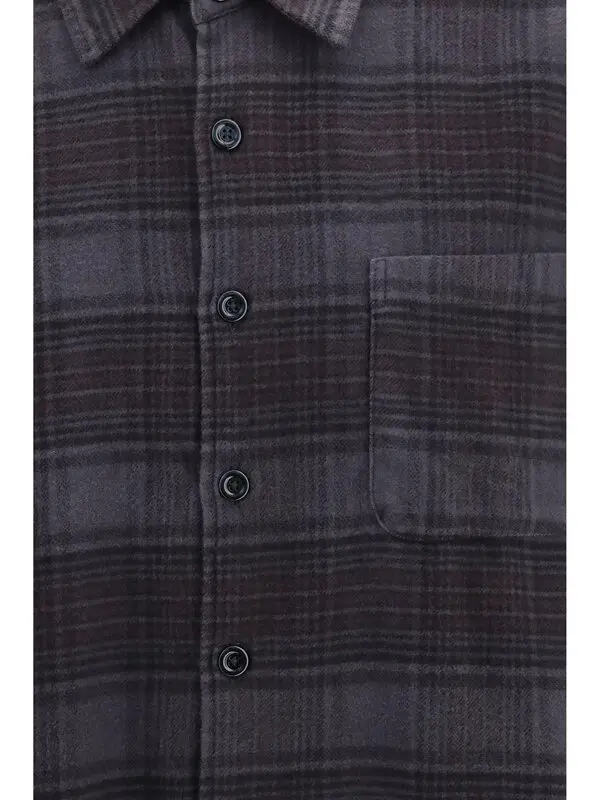 Our Legacy Above Checked Shirt - Gray