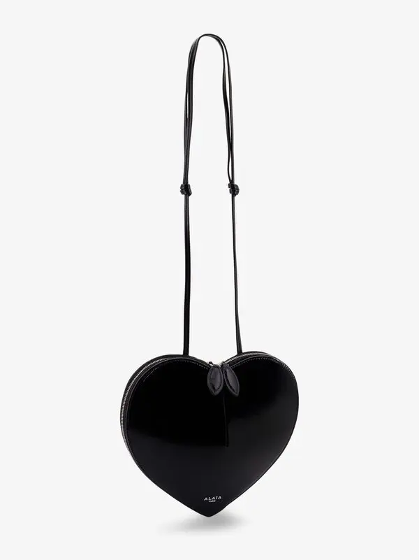 Alaïa Le Coeur Patent Leather Crossbody Bag - Multicolor