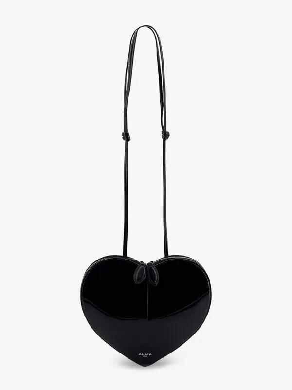 Alaïa Le Coeur Patent Leather Crossbody Bag - Multicolor
