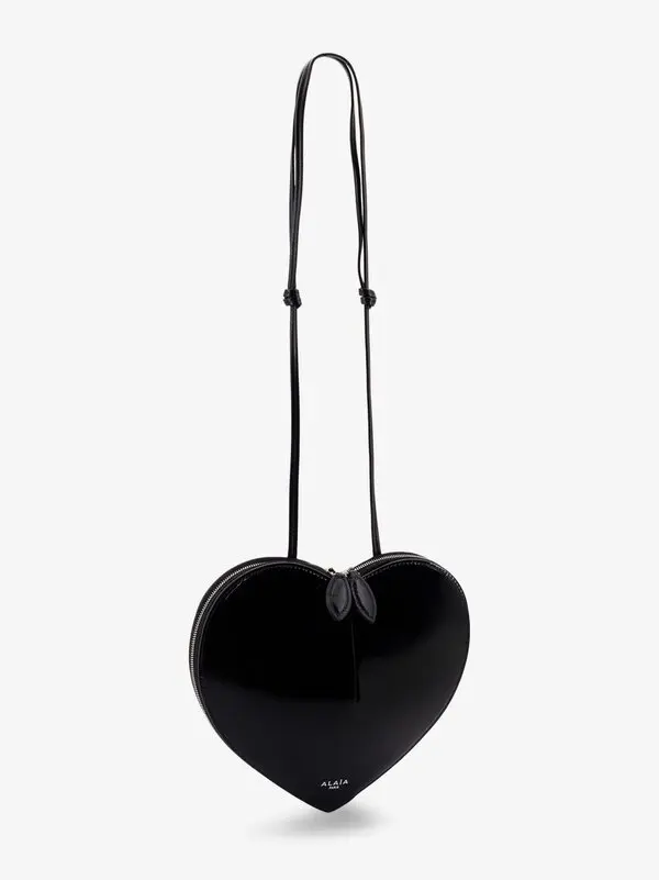 Alaïa Le Coeur Patent Leather Crossbody Bag - Multicolor