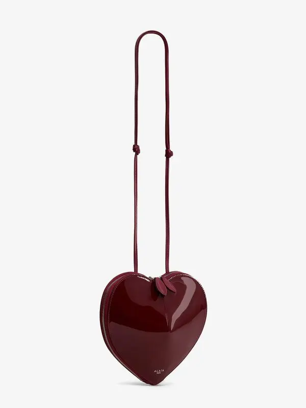 Alaïa Le Coeur Patent Leather Crossbody Bag - Multicolor