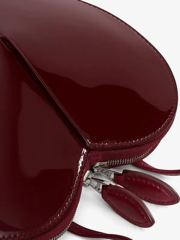 Alaïa Le Coeur Patent Leather Crossbody Bag - Multicolor