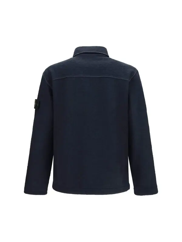 Stone Island Wool-blend Shirt - Blue