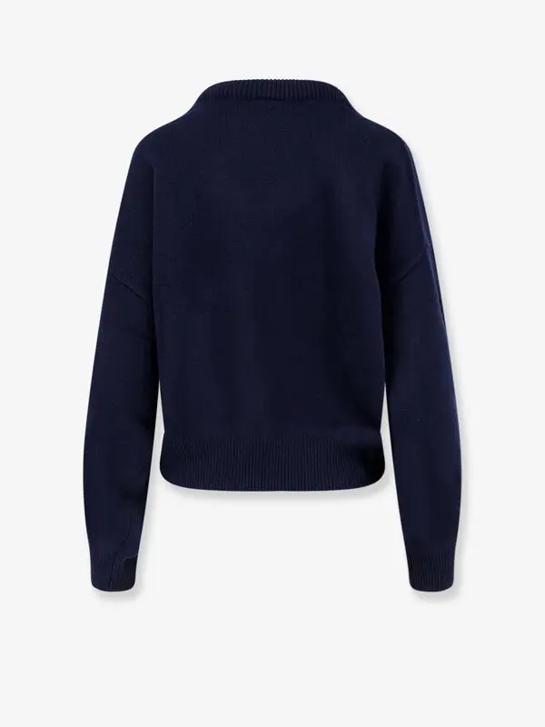LISA YANG Doria Sweater With Wide Neckline - Blue