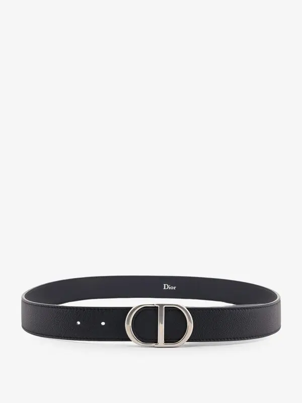 Dior Cd Icon Leather Belt - Multicolor