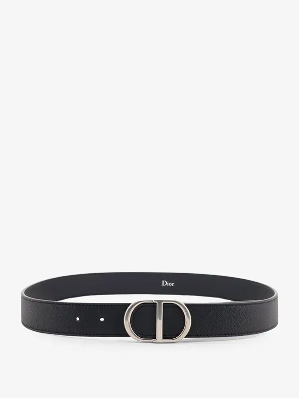 Dior Cd Icon Leather Belt - Multicolor