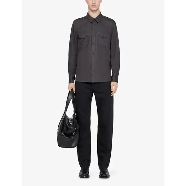 ALLSAINTS Hanway Double-pocket Woven Shirt
