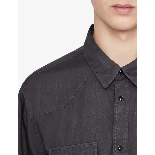 ALLSAINTS Hanway Double-pocket Woven Shirt