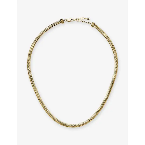 MISSOMA Classic Snake 18ct Yellow Pvd Plated Stainless-steel Chain Necklace - Gold