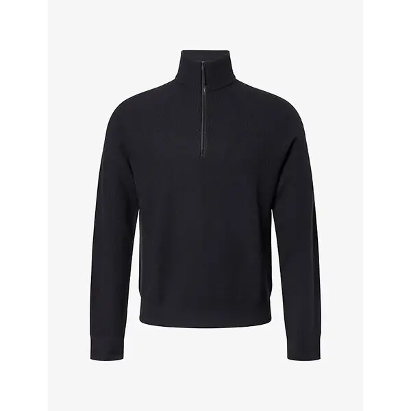 Veilance Half-zip Conic Knit Wool Jumper