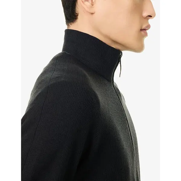 Veilance Half-zip Conic Knit Wool Jumper