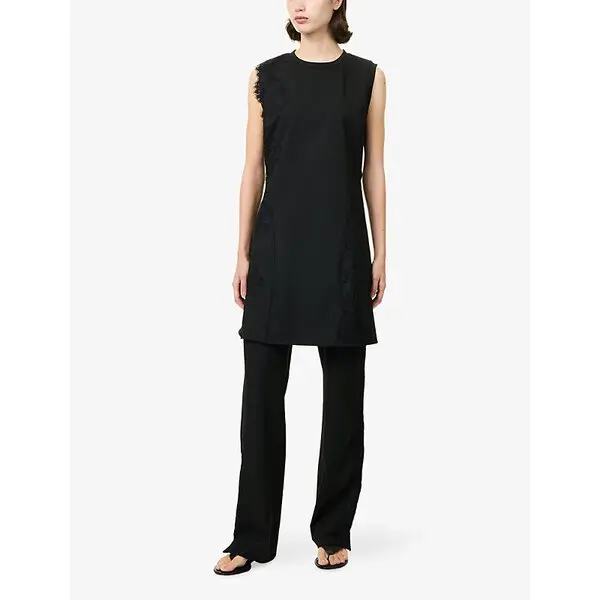 SAMSOE SAMSOE Sabonnie Lace-trim Woven Trousers