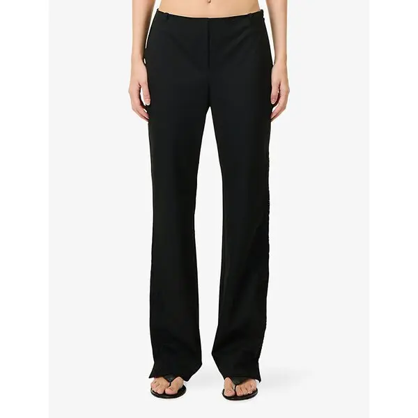 SAMSOE SAMSOE Sabonnie Lace-trim Woven Trousers
