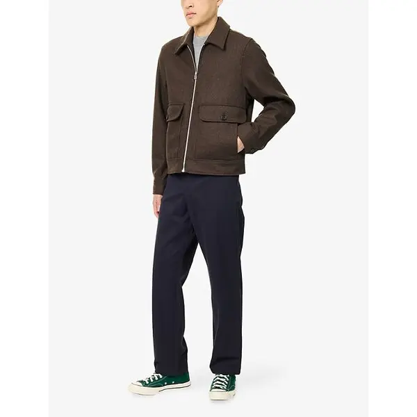 Paul Smith Harrington Zip Wool-blend Jacket