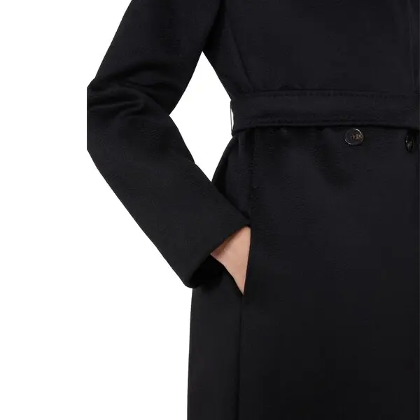 Max Mara Bcollag Wool Coat - Black