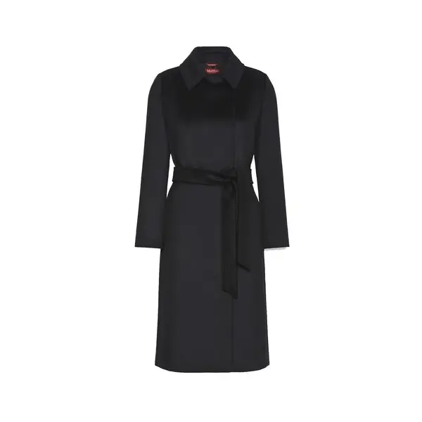 Max Mara Bcollag Wool Coat - Black