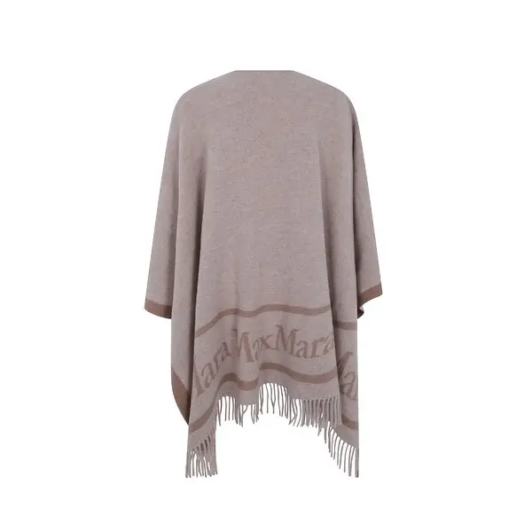 Max Mara Pirania Wool Cape - Cream