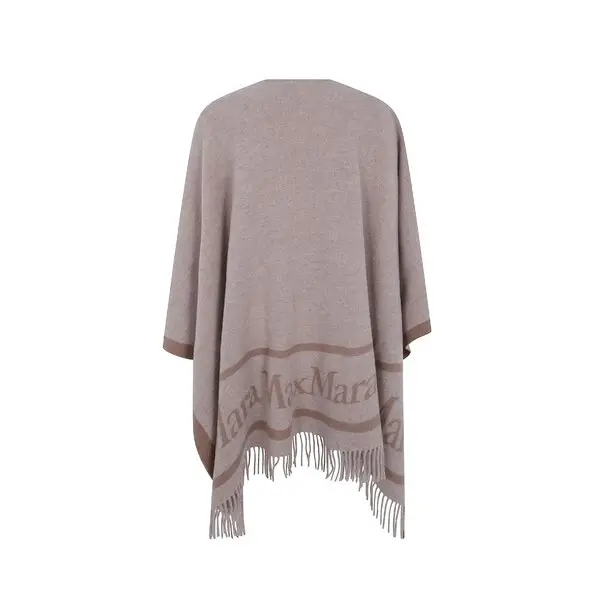 Max Mara Pirania Wool Cape - Cream