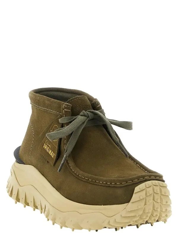 Moncler Clarks 'trailgrip Wallabee Gtx' Ankle Boots - Green
