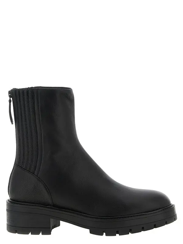 AQUAZZURA Saint Honore' Ankle Boots - Black