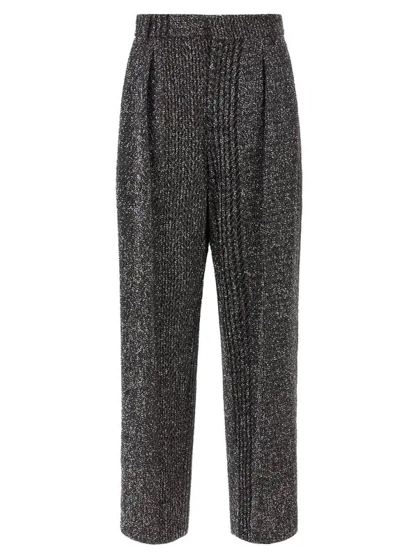 Missoni Lamé And Sequin Yarn Pants - Black