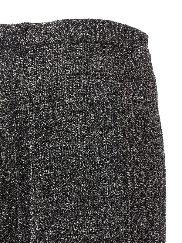 Missoni Lamé And Sequin Yarn Pants - Black